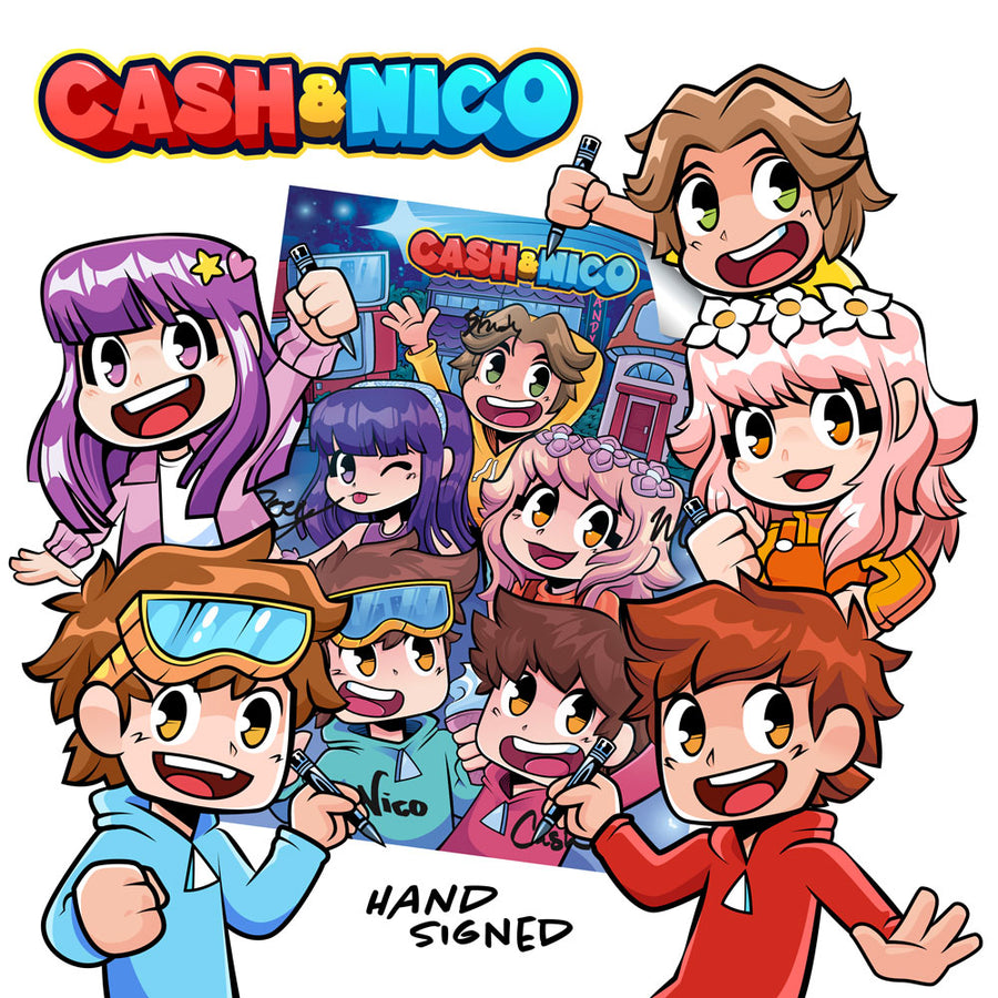 HAND SIGNED Official Cash and Nico Poster! – Cash&Nico