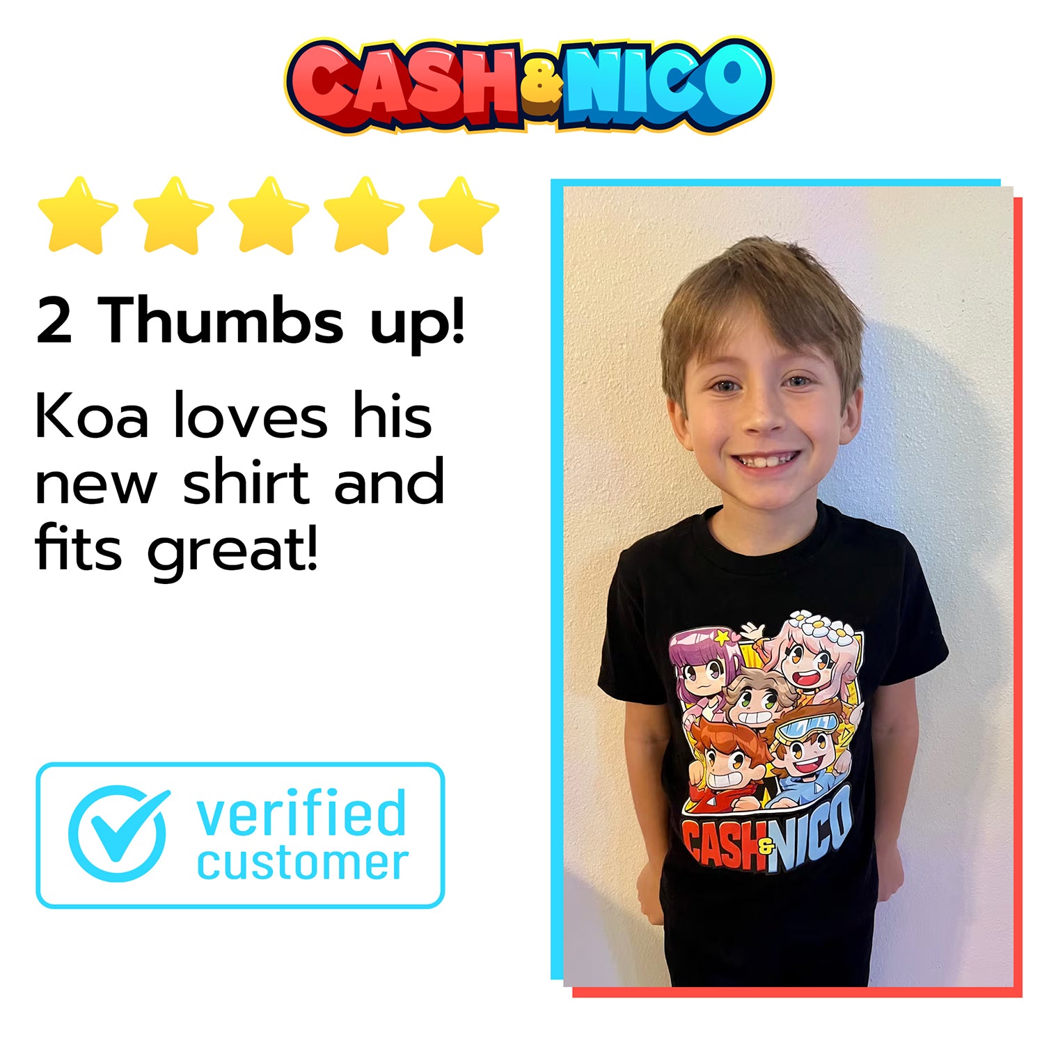 Cash & Nico Crew Shirt! – Cash&Nico