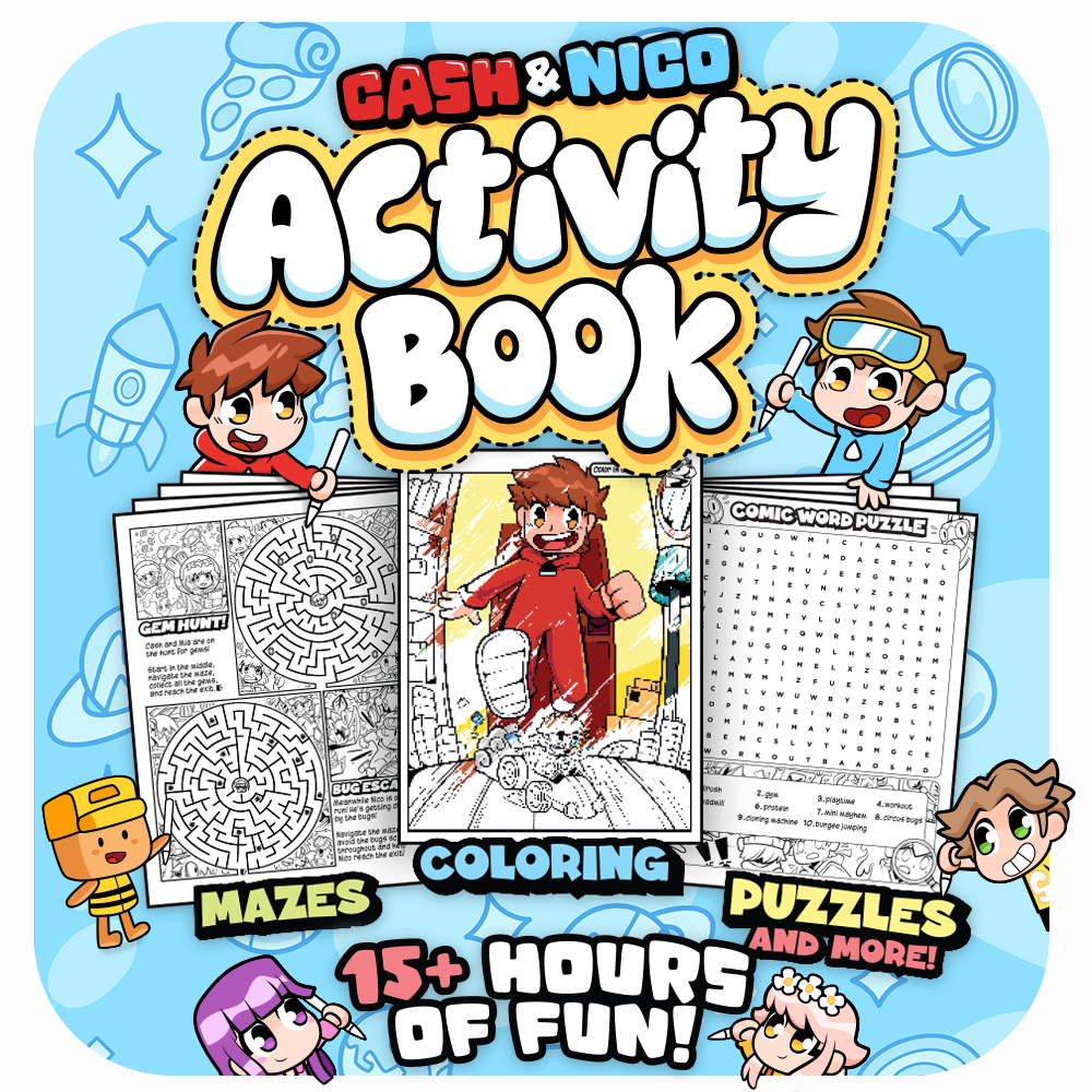 Cash & Nico Activity Book! – Cash&Nico