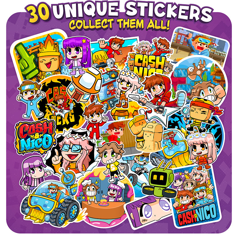 Cash & Nico Sticker 10 Pack! – Cash&Nico