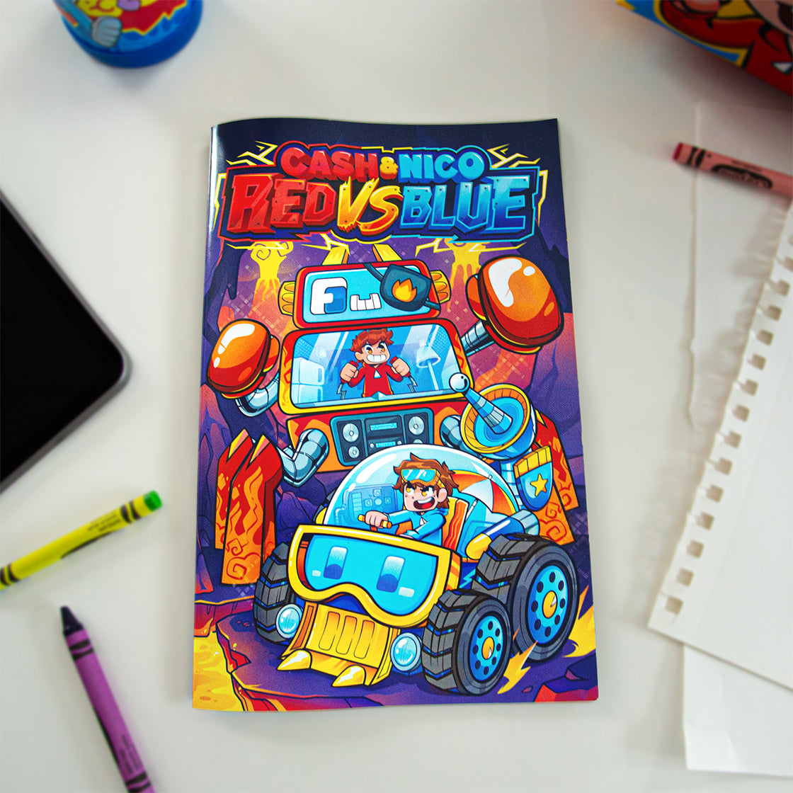 Cash & Nico Comic Book: Red VS Blue – Cash&Nico