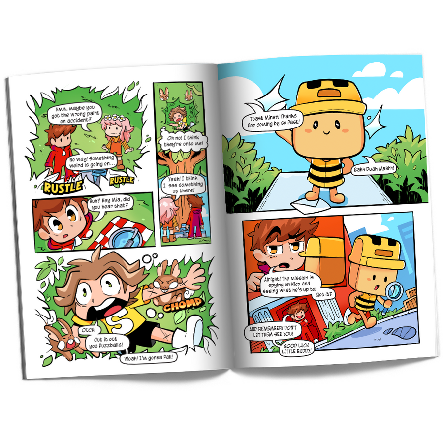 Cash & Nico Comic Book: Red VS Blue – Cash&Nico