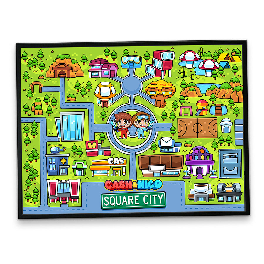 Cash & Nico Square City Poster! – Cash&Nico
