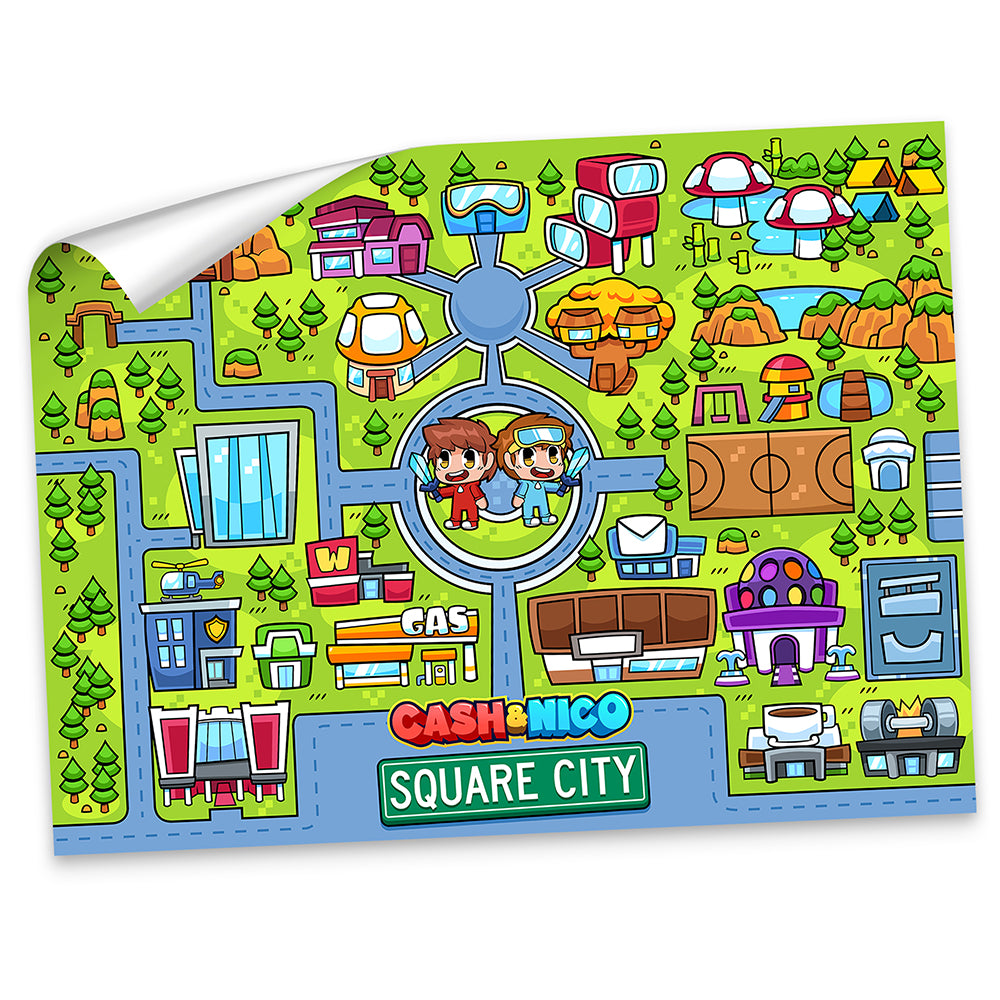 Cash & Nico Square City Poster! – Cash&Nico